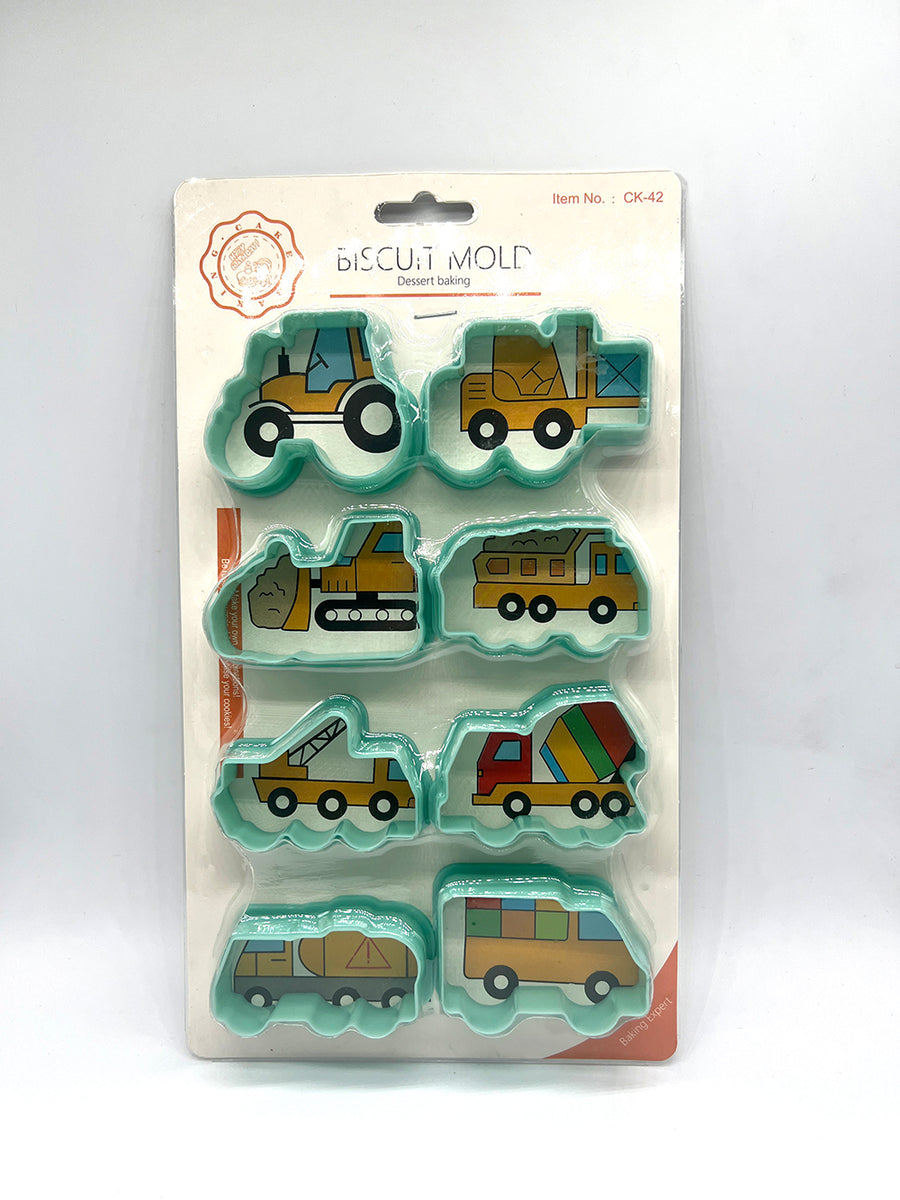 Construction Biscuit Moulds 8pcs – Sprinkles bake and party supplies