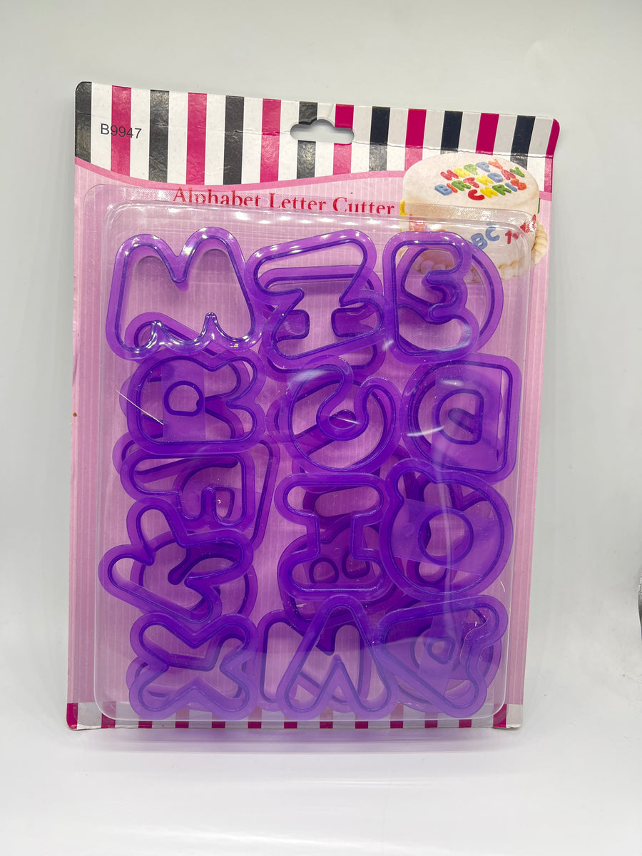 Alphabet Medium Font 26pcs B9947 – Sprinkles bake and party supplies