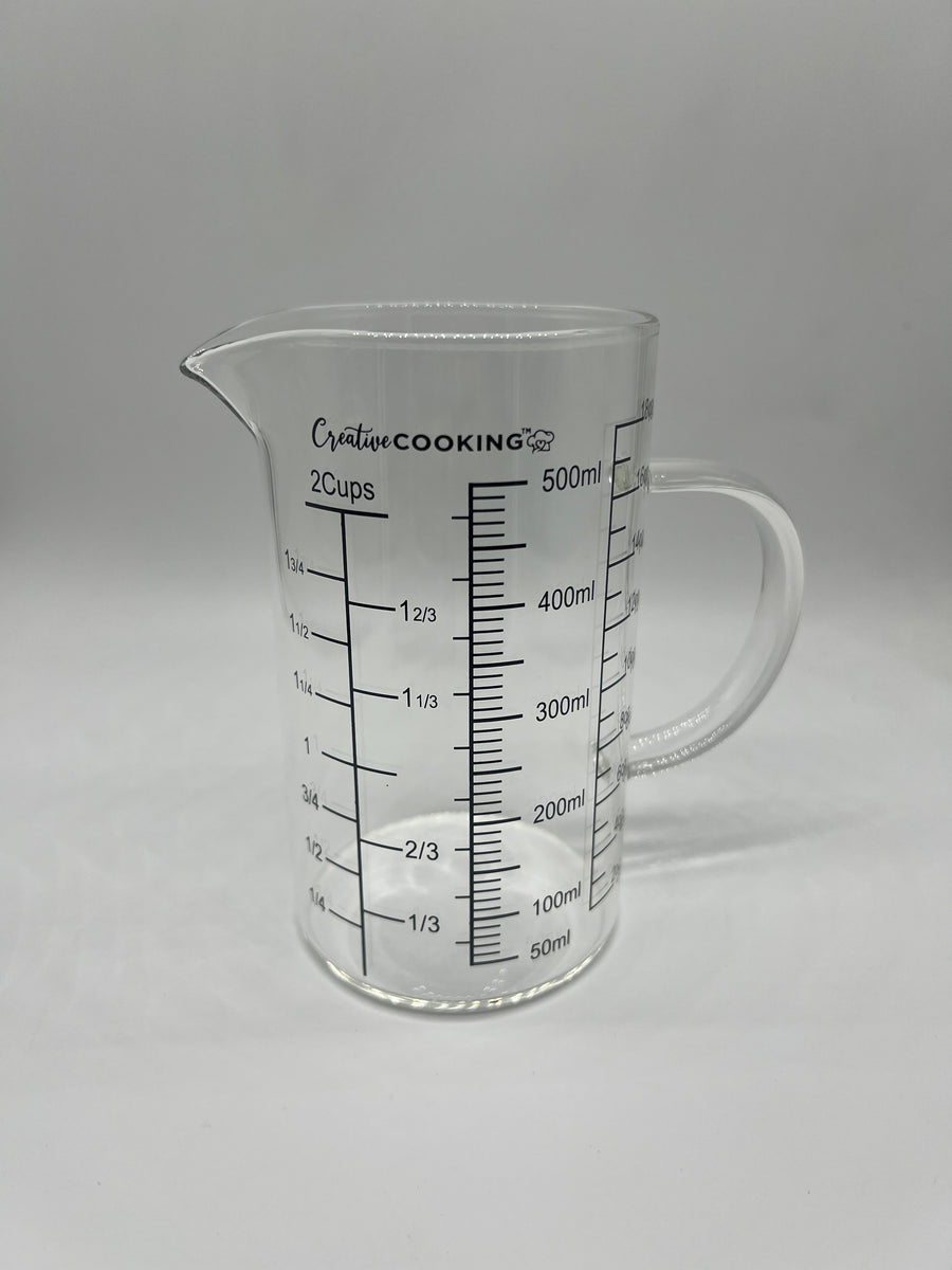 Glass Measuring Jug Creative Cooking – Sprinkles bake and party supplies