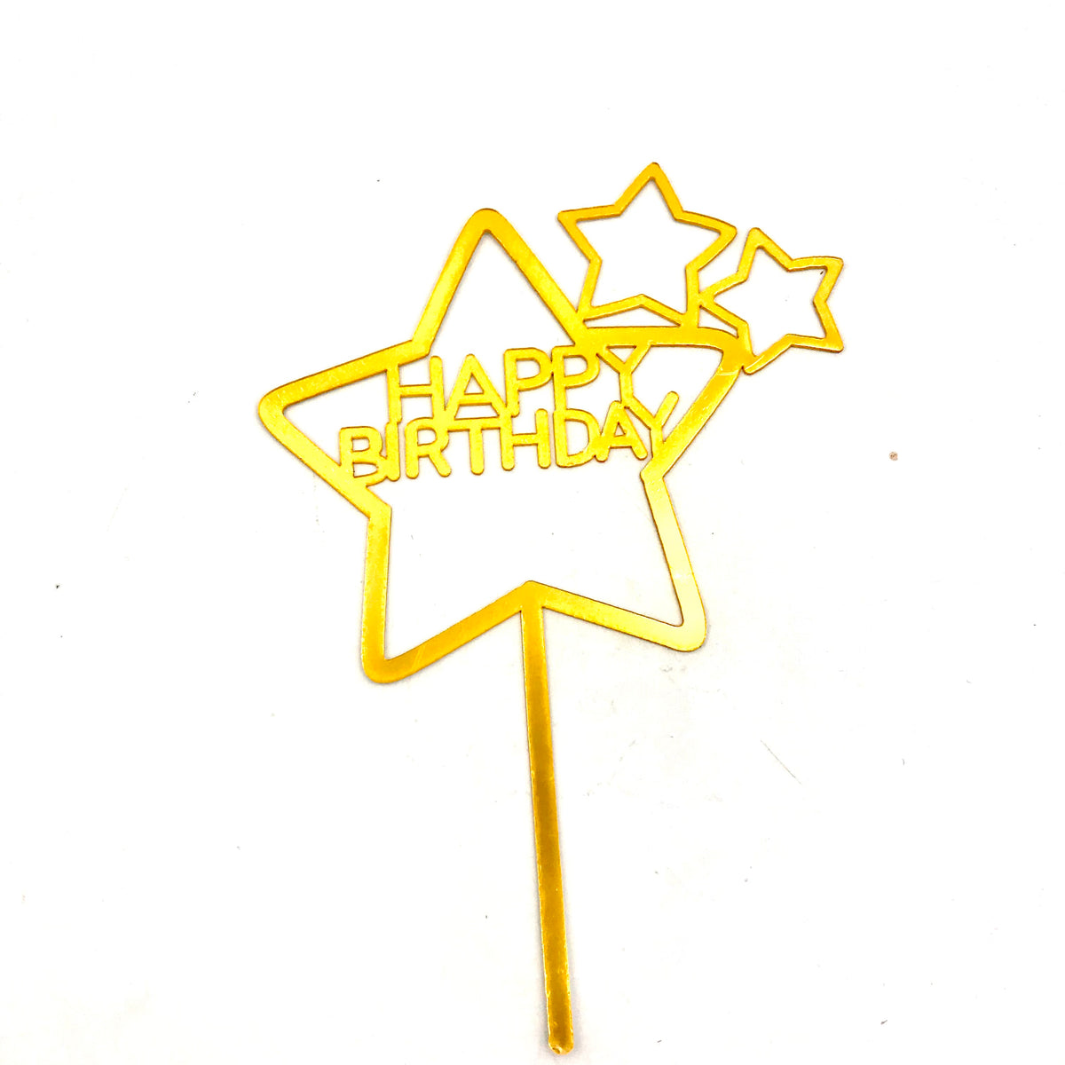Gold NP Topper - HBD 2385 – Sprinkles bake and party supplies