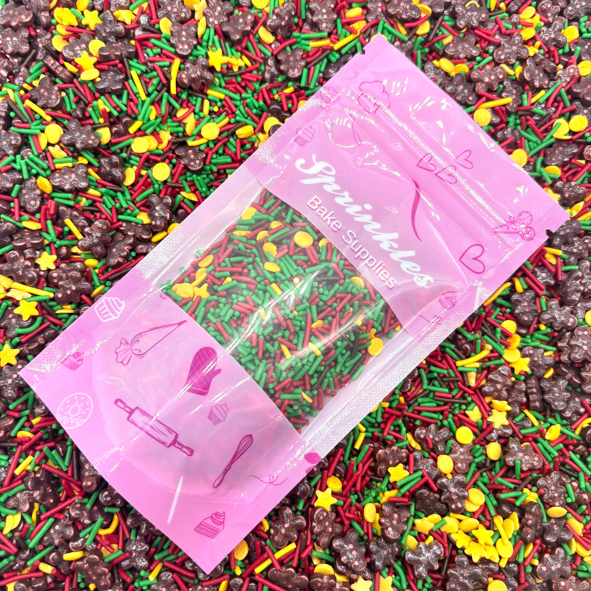 Gingerbread Man Mix 50g – Sprinkles bake and party supplies