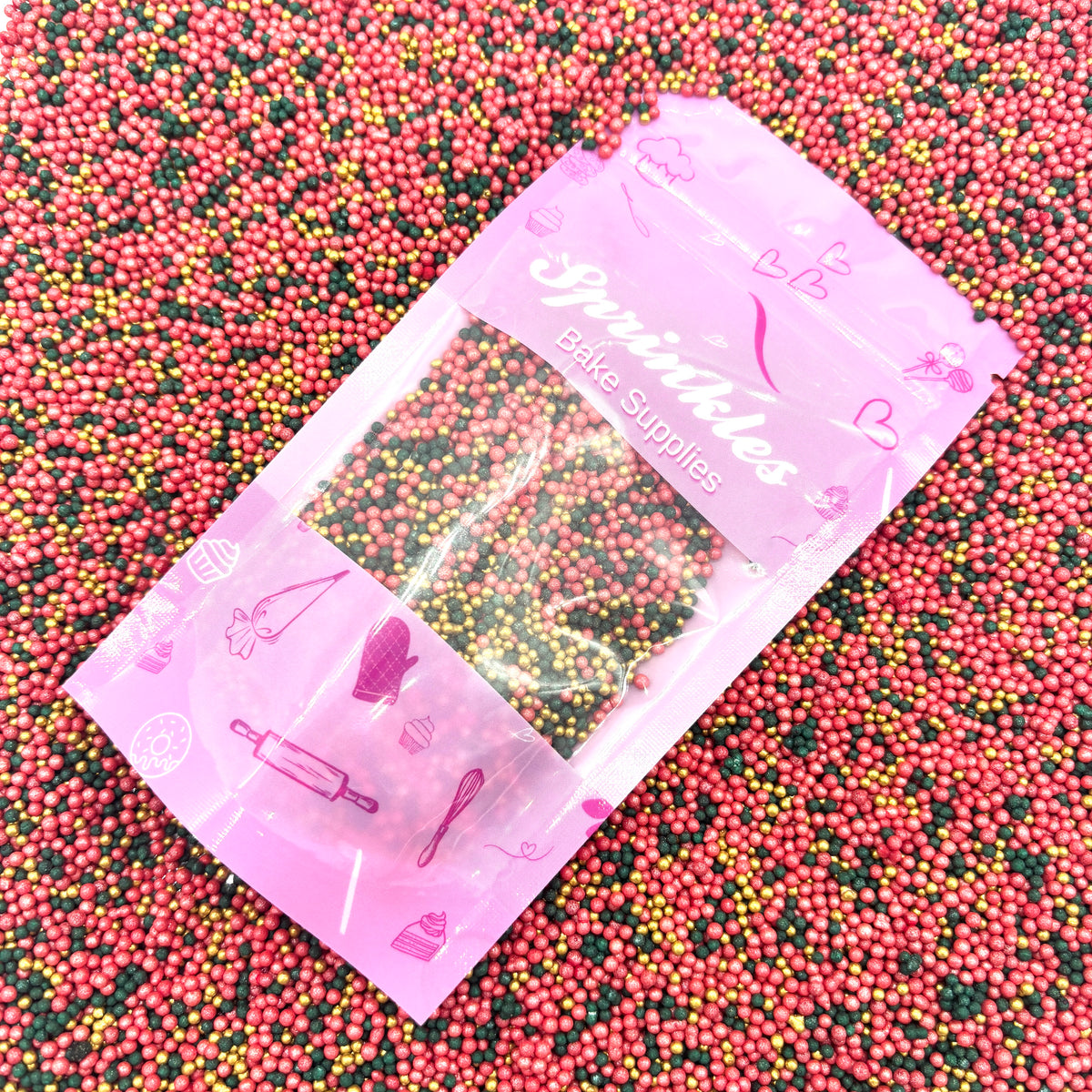 2mm Festive Sprinkle Mix 50g – Sprinkles bake and party supplies