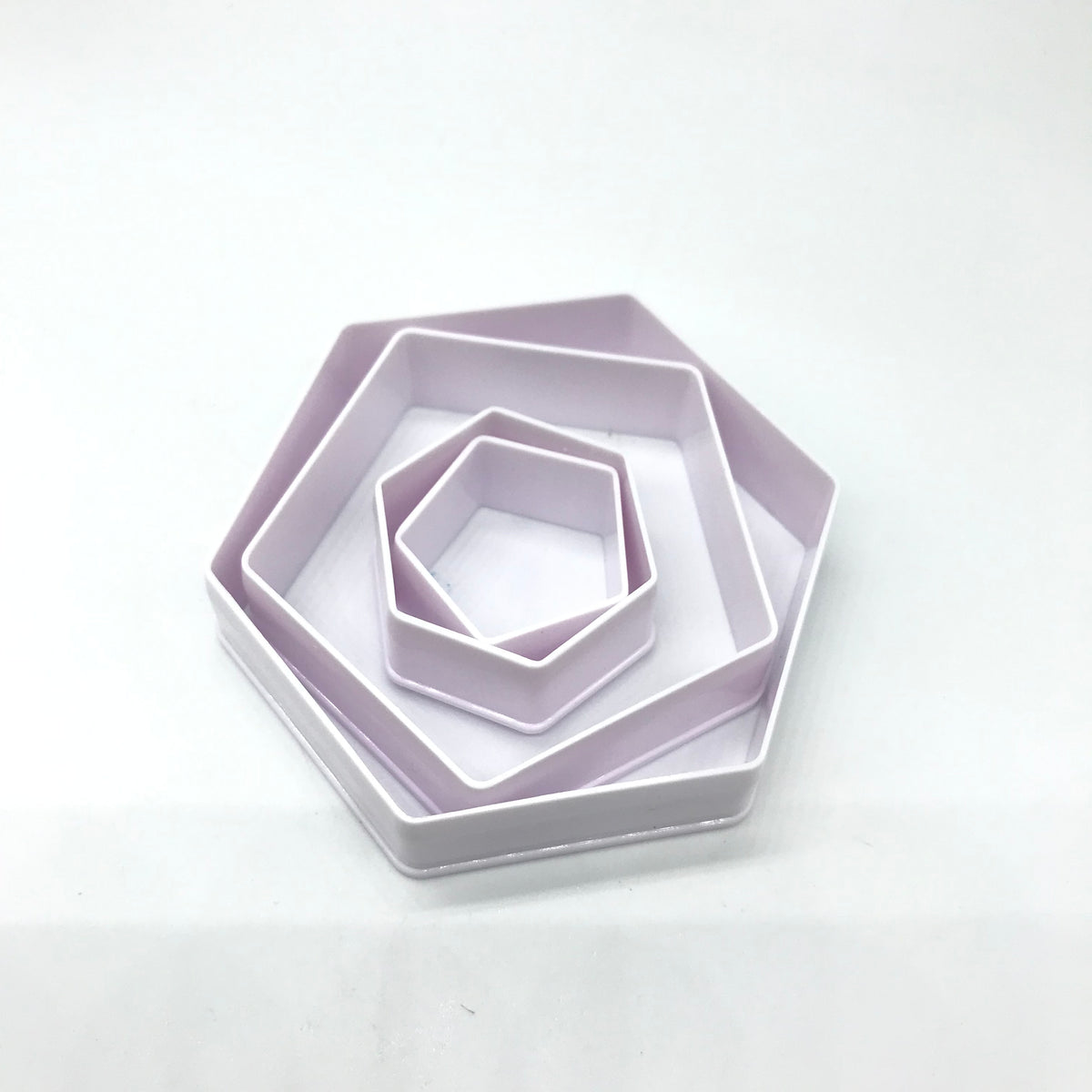 Hexagon cutter 4pcs – Sprinkles bake and party supplies