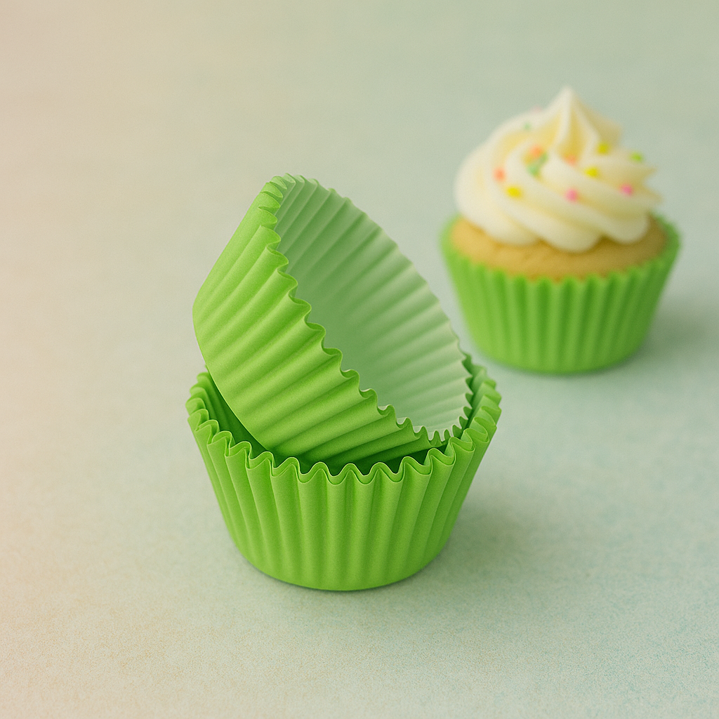 Baking Lime Green Paper Cups 100pcs – Sprinkles bake and party supplies
