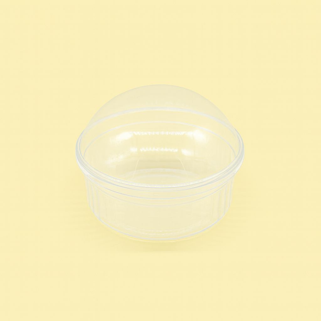 Round Striped Shallow Dessert Cup with Lid (7.5 x 3cm) 6pcs – Sprinkles ...