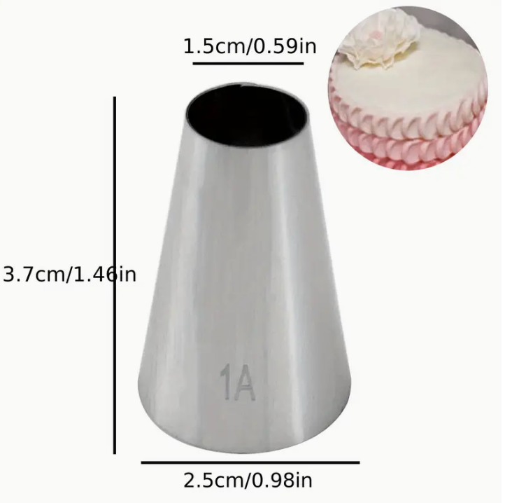 Piping Nozzle 1A – Sprinkles bake and party supplies