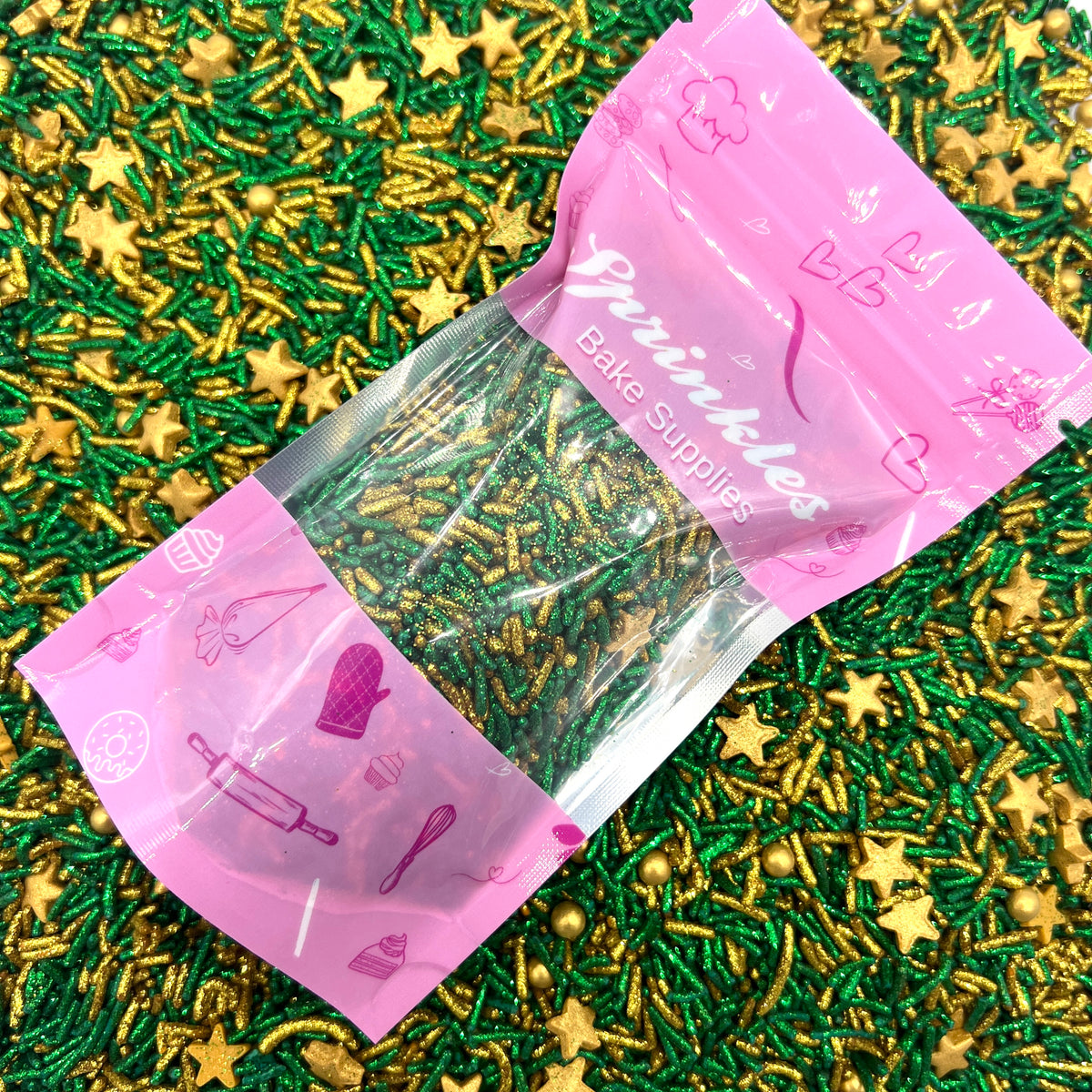 Sprinkles Mix SS - Green and Gold Pride 50g – Sprinkles bake and party ...