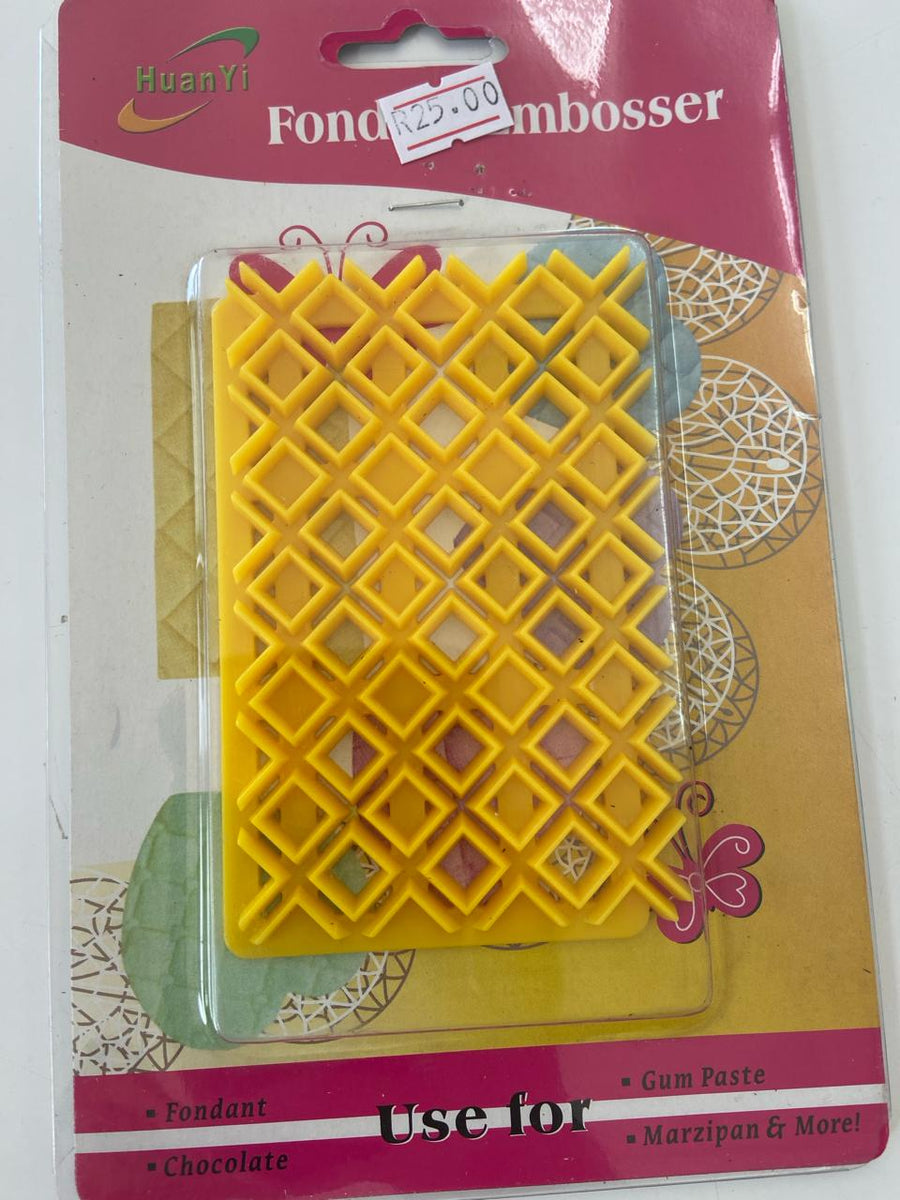 Fondant Embosser Diamond Shapes – Sprinkles bake and party supplies