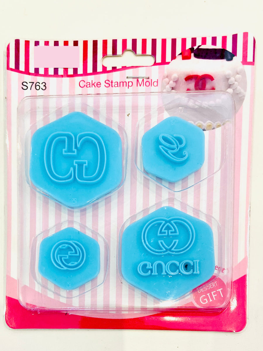 Cake Stamp Gucci 4pcs – Sprinkles bake and party supplies